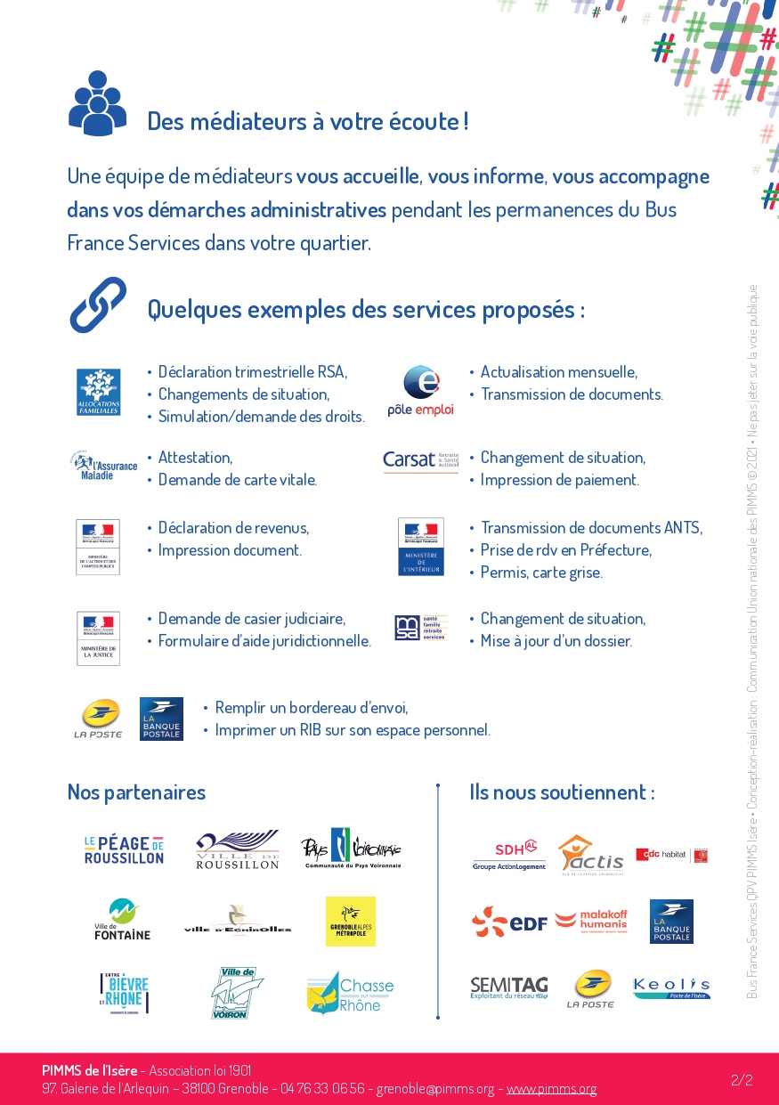 Permanences France Services - Péage de Roussillon Permanences France Services - Péage de Roussillon
